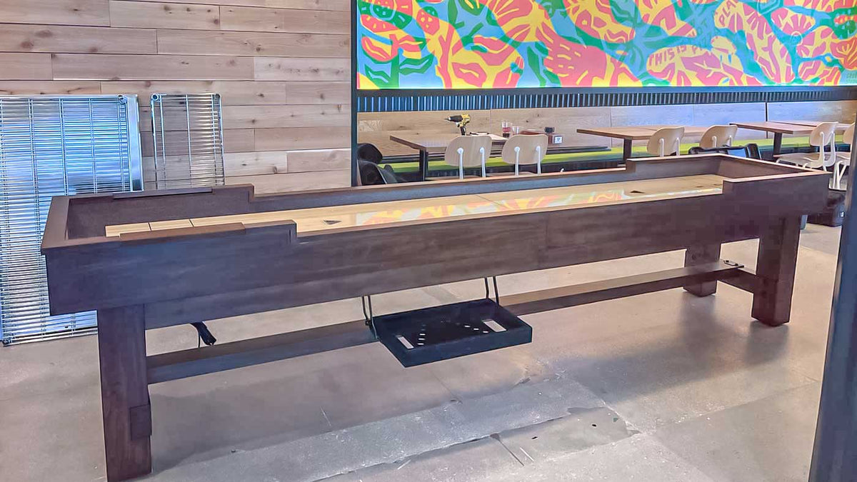 Serving Up Shuffleboard at Mod Pizza – Universal Billiards