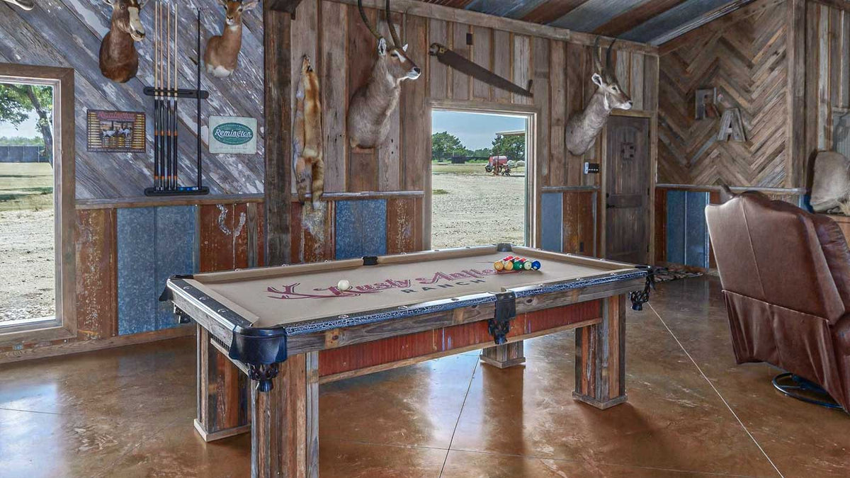 The "Rusty Antler Ranch" Custom Game Room – Universal Billiards