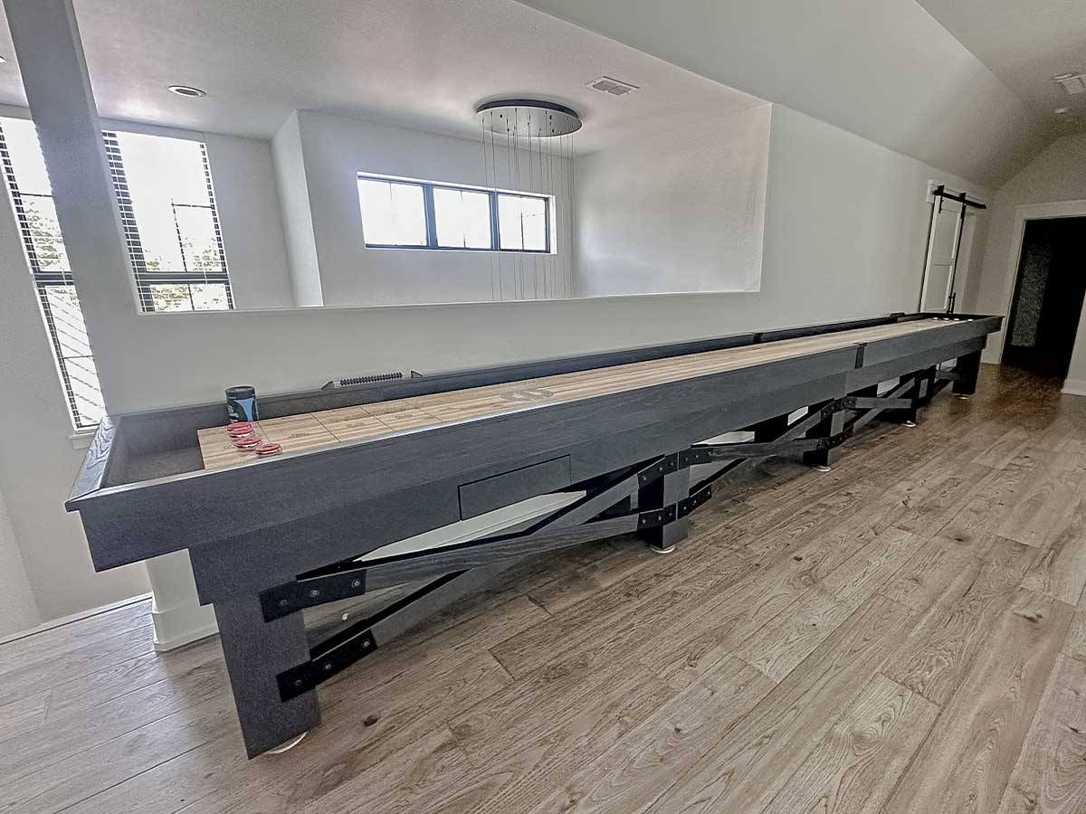 Rustic Shuffleboard Table – Universal Billiards