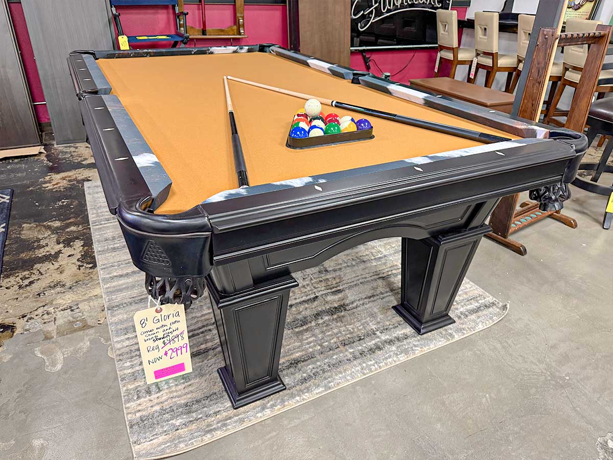 Gloria Pool Table Display Outlet "As Is" – Universal Billiards
