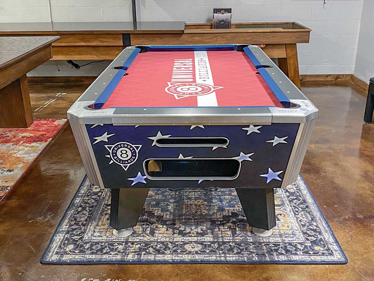 Black Cat Pool Table w/ Custom Wrap – Universal Billiards