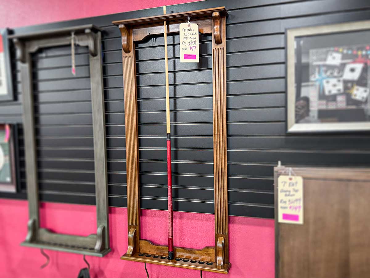Monica Wall Rack Display Outlet "As Is" – Universal Billiards
